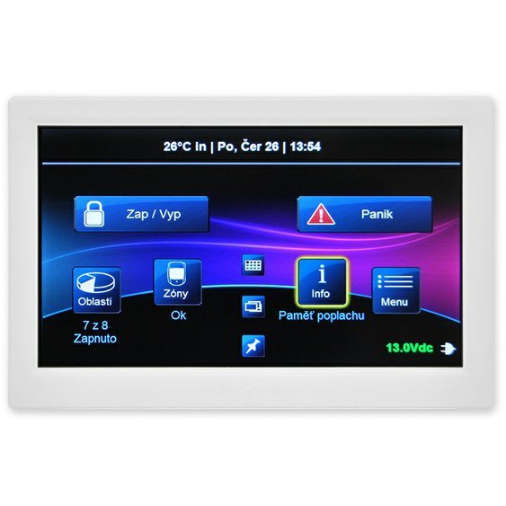 Dotyková klávesnice Paradox TM70